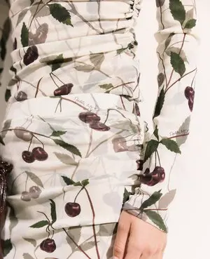 Stella McCartney Cherry Print Midi Skirt