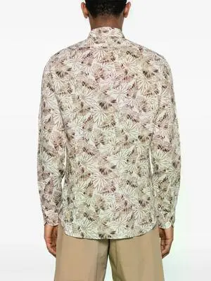 MAZZARELLI Leaf-print Shirt