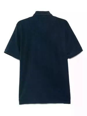 DOPPIAA Terry-cloth Polo Shirt - Blue