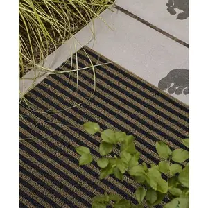 CHILEWICH Breton Stripe Shag Utility Mat, 24 X 36