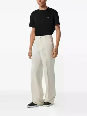 Philipp Plein Wool Wide-leg Trousers