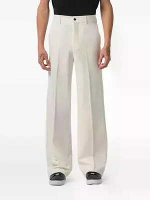 Philipp Plein Wool Wide-leg Trousers