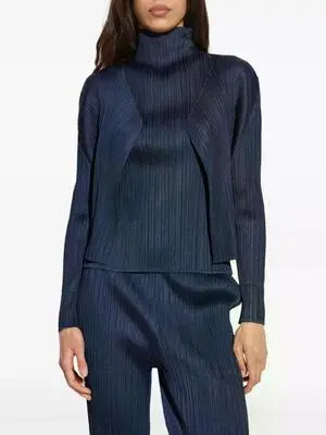 Issey Miyake Pleated Cardigan