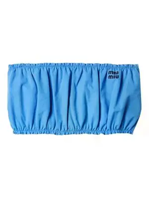 Miu Miu Logo Top - Blue