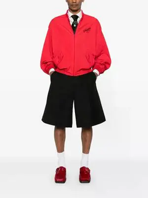 WILLY CHAVARRIA Logo-embroidered Bomber Jacket