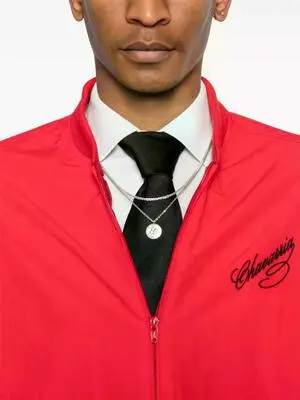 WILLY CHAVARRIA Logo-embroidered Bomber Jacket