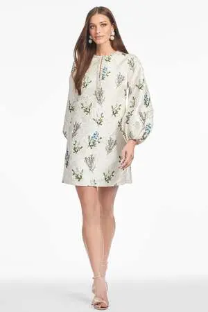 Sachin & Babi Perry Printed Cloque Dress