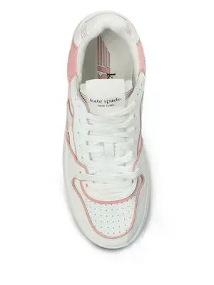 Kate Spade New York Leather Low Top Sneakers