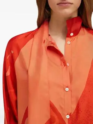 FERRAGAMO Sash-detail Silk Shirt