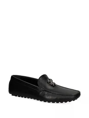Roberto Cavalli Leather Loafers - Black
