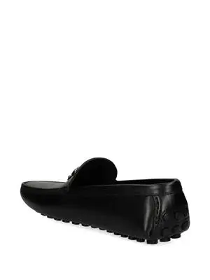 Roberto Cavalli Leather Loafers - Black