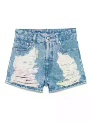 MAISON MARGIELA Ripped Denim Shorts