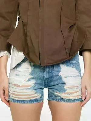 MAISON MARGIELA Ripped Denim Shorts