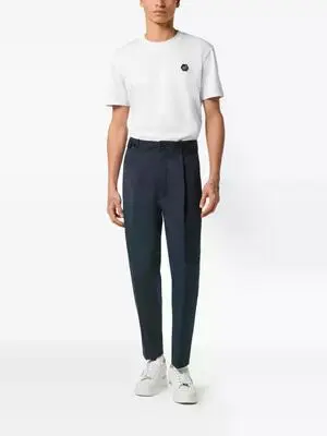 Philipp Plein Classic Fit Tapered Trousers - Blue