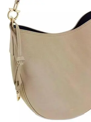 FERRAGAMO Leather Shoulder Bag - Neutrals