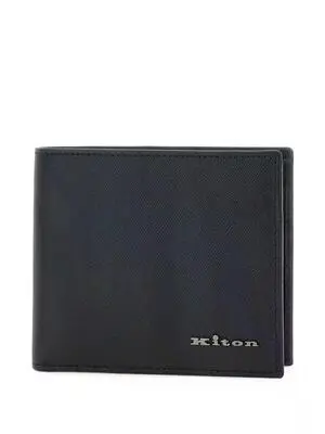 Kiton Leather Wallet - Black