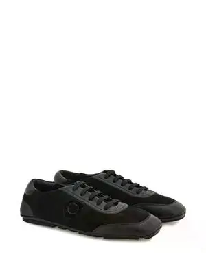 FERRAGAMO Lace-up Sneakers - Black