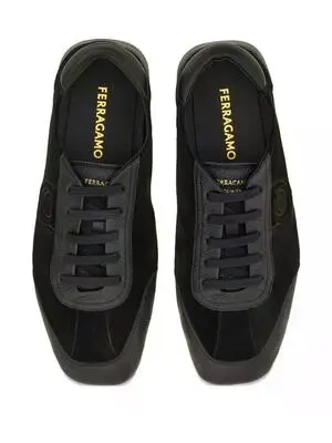 FERRAGAMO Lace-up Sneakers - Black
