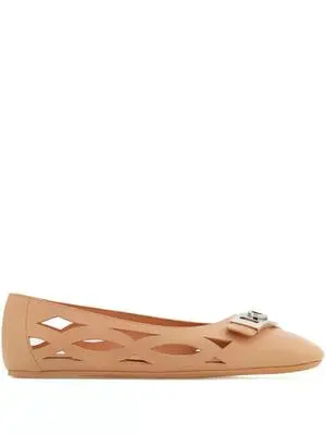 Ferragamo Cut Out Flats For Women