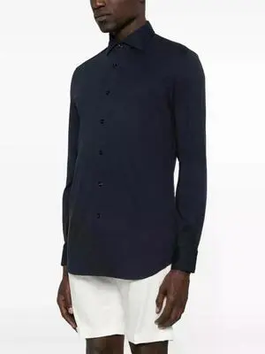 MAZZARELLI Jersey Shirt - Blue
