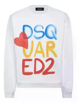 Dsquared2 Logo-print Sweatshirt - White