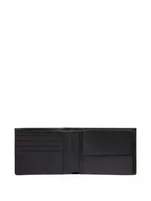 PIQUADRO Logo-lettering Wallet - Black