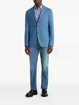 Etro Cotton Single-breasted Blazer