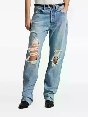 Polo Ralph Lauren Distressed Five-pocket Jeans