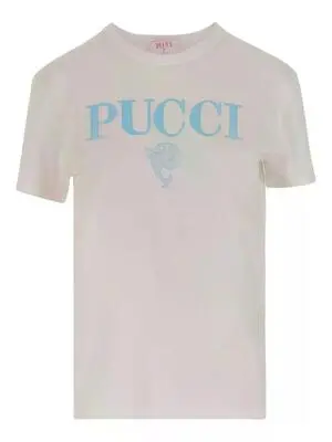 Emilio Pucci Logo T-shirts For Women