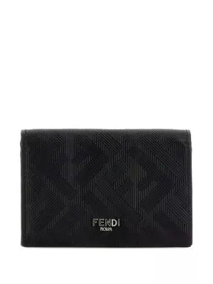 Fendi Leather Cardholder - Black