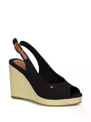 Tommy Hilfiger Leather Wedge Sandals