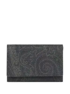 Etro Paisley-print Wallet - Black