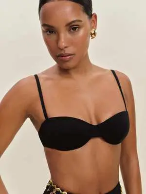 REFORMATION Makena Bikini Top