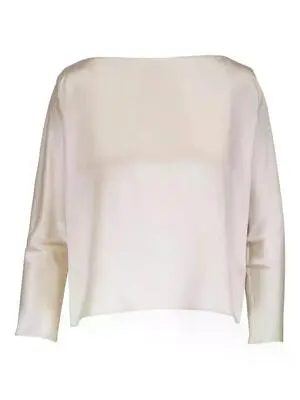 PETER COHEN Satin Boxy Top