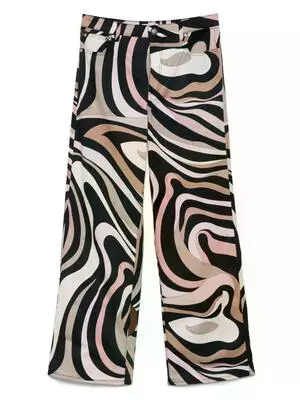 Emilio Pucci Logo Pants For Women