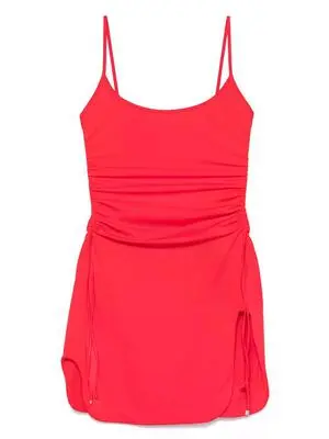 Attico Adjustable-side Straps Mini Dress