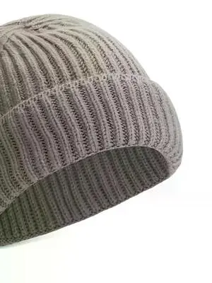 DORIANI CASHMERE Ribbed-knit Beanie