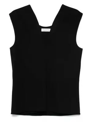 LANVIN Deep V-neck Top