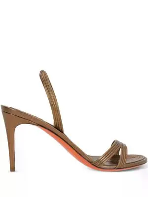 Santoni 85mm Leather Sandals