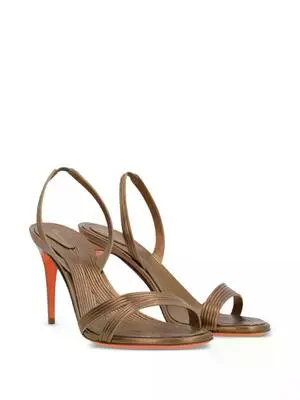Santoni 85mm Leather Sandals