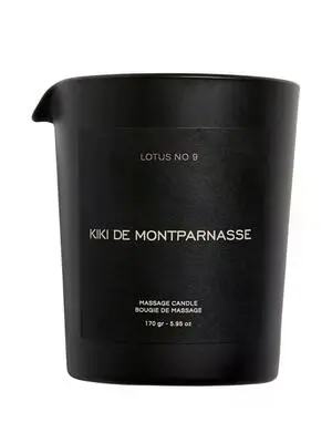 Kiki De Montparnasse Lotus N. 09 Massage Oil Candle - Black