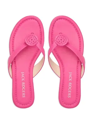 Jack Rogers Roxy Flip-flops - Fuchsia Pink