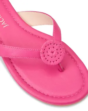 Jack Rogers Roxy Flip-flops - Fuchsia Pink
