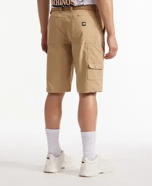ECKO UNLTD. Belted Cargo Shorts - Khaki