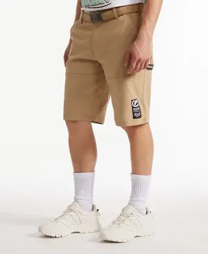 ECKO UNLTD. Belted Cargo Shorts - Khaki
