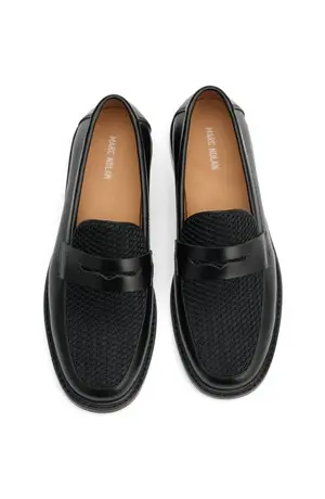 MARC NOLAN Calum Leather Penny Loafers