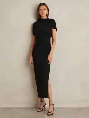 REISS Ruched Midi Dress