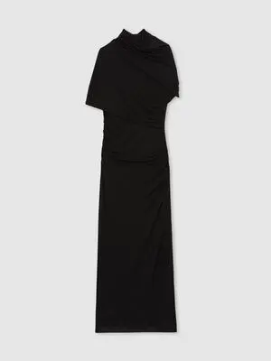 REISS Ruched Midi Dress