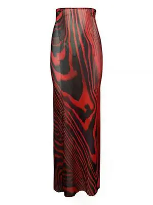 David Koma Printed Maxi Skirt