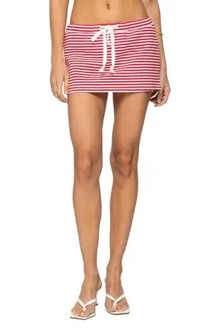 EDIKTED Striped Mini Skort